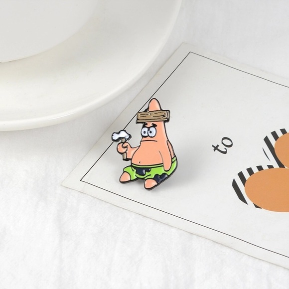 Jewelry | 5 For 25 Salepatrick Star From Spongebob Pin | Poshmark
